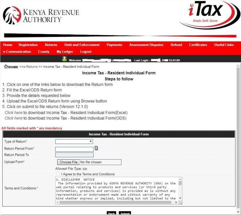 How to File KRA Returns using P9 Form