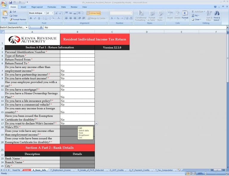 How to File KRA Returns using P9 Form
