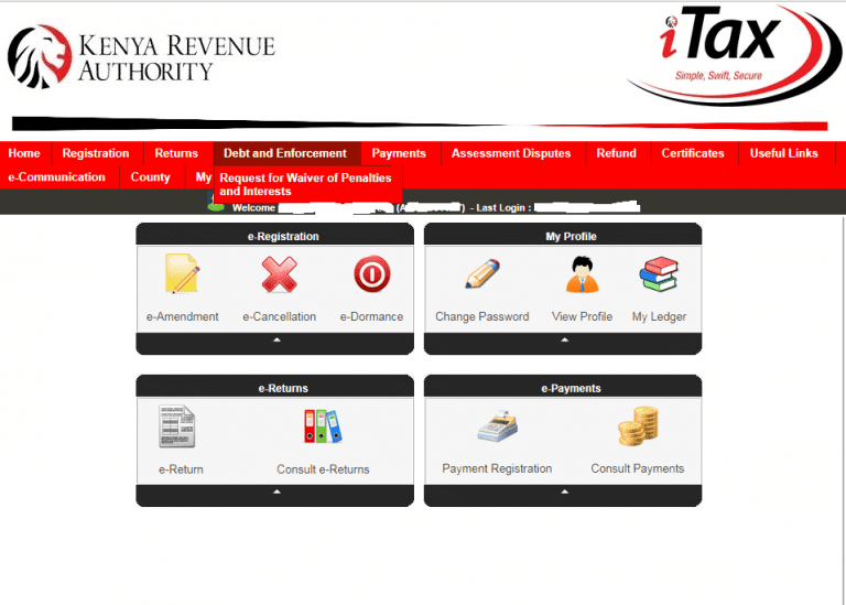 How To Apply For KRA Waiver Using iTax