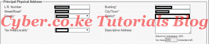 How To Amend KRA PIN Principal Physical Address Details (KRA PIN Amendment)