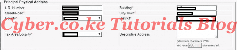 How To Amend KRA PIN Principal Physical Address Details (KRA PIN Amendment)