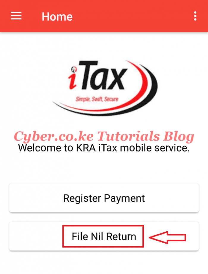 How To File iTax Returns Using The KRA iTax Mobile App