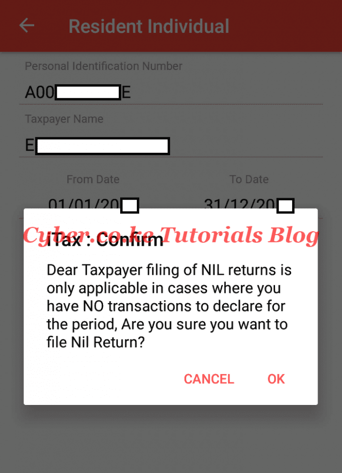 How To File iTax Returns Using The KRA iTax Mobile App