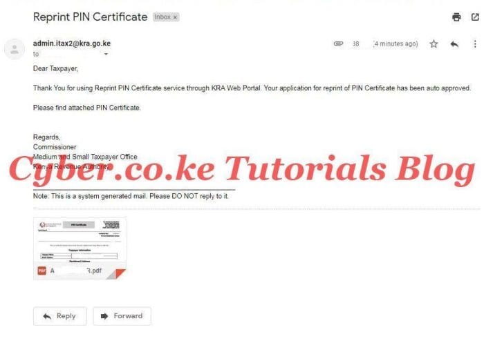 How To Download KRA PIN Number Online on iTax Portal