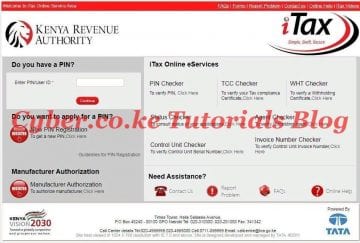 How To Find The KRA Email Address Used On KRA iTax Portal