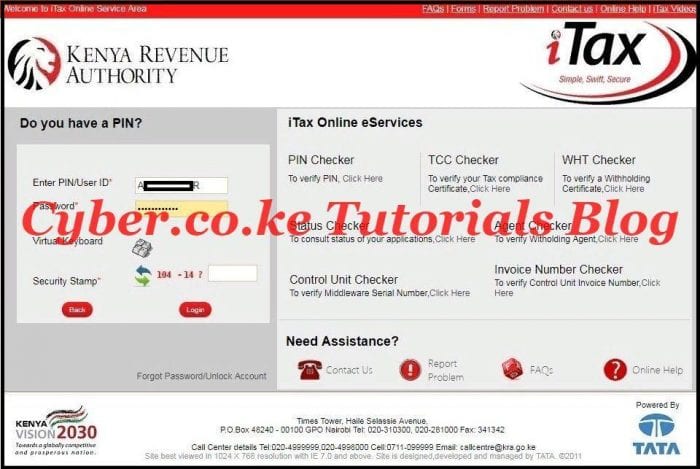 How To Reprint KRA PIN Certificate On KRA iTax Portal