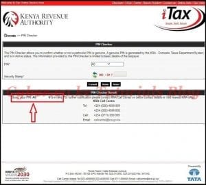How To Confirm The Validity Of KRA PIN Using iTax PIN Checker