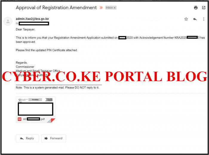 How To Change KRA PIN Email Address Using iTax Portal