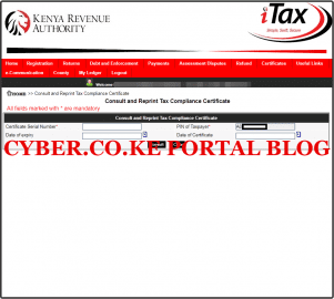 How To Consult and Reprint Tax Compliance Certificate On iTax
