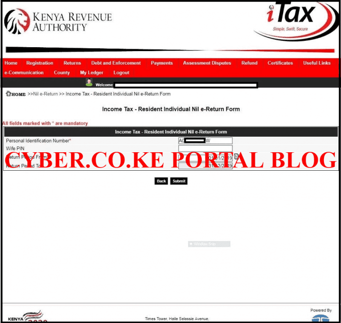 How To File KRA Returns Using KRA iTax Portal If Unemployed