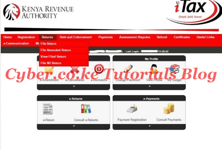 How To Download KRA Income Tax Returns Form (Excel Sheet)