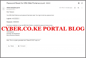 How To Receive New KRA Password For Locked iTax Account