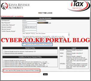 How To Receive New KRA Password For Locked iTax Account