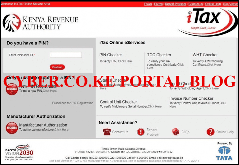 How To Track Status Of Application Using KRA iTax Status Checker