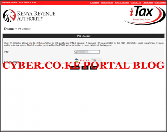 How To Check and Confirm Your KRA PIN Using iTax PIN Checker