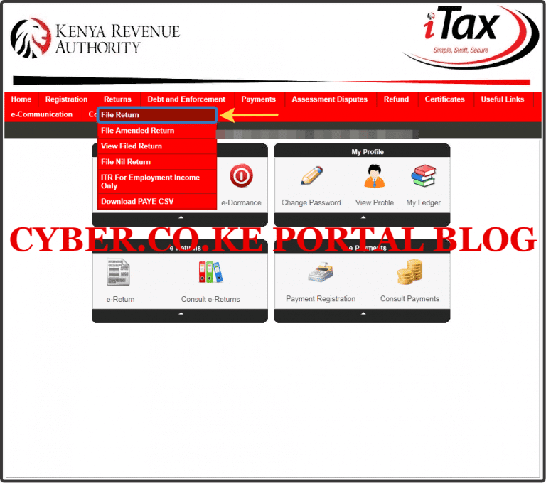 How To File Turnover Tax Returns In Kenya Using iTax Portal
