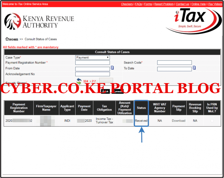 How To Check KRA Payment Status Using KRA Status Checker