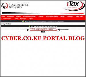 How To Get A Copy Of KRA PIN Certificate Using KRA Portal