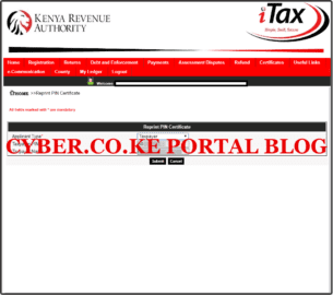 How To Download KRA PIN Certificate Using KRA Portal