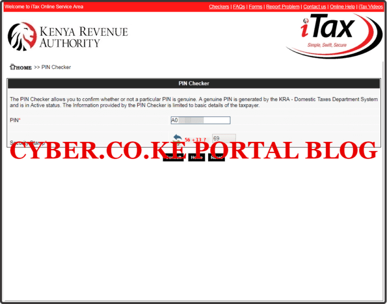 How To Check KRA PIN Using KRA PIN Checker