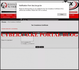How To Get Tax Compliance Certificate From KRA Portal