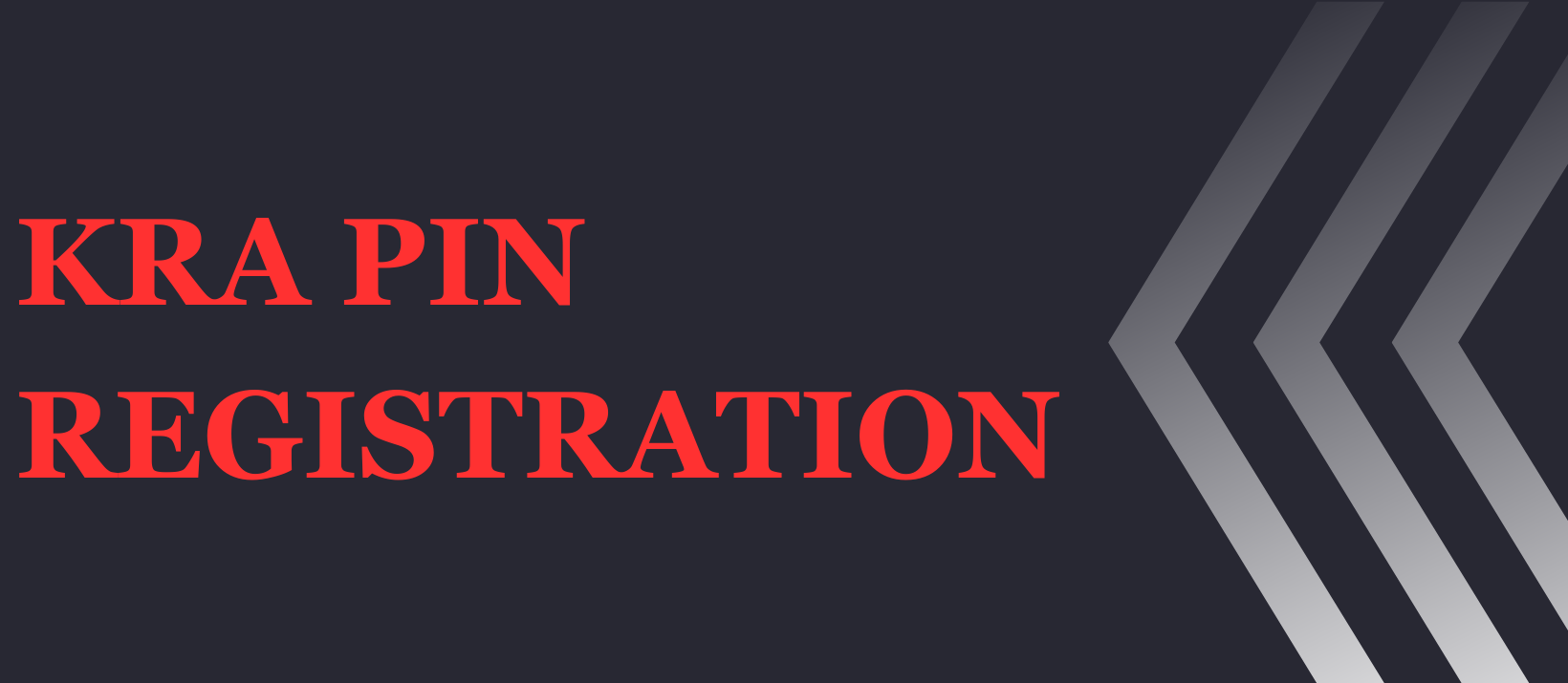 KRA PIN Registration