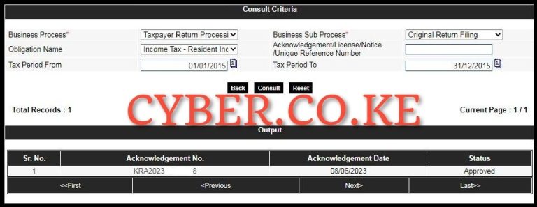 How To Download KRA Nil Returns Receipt (In 5 Steps)