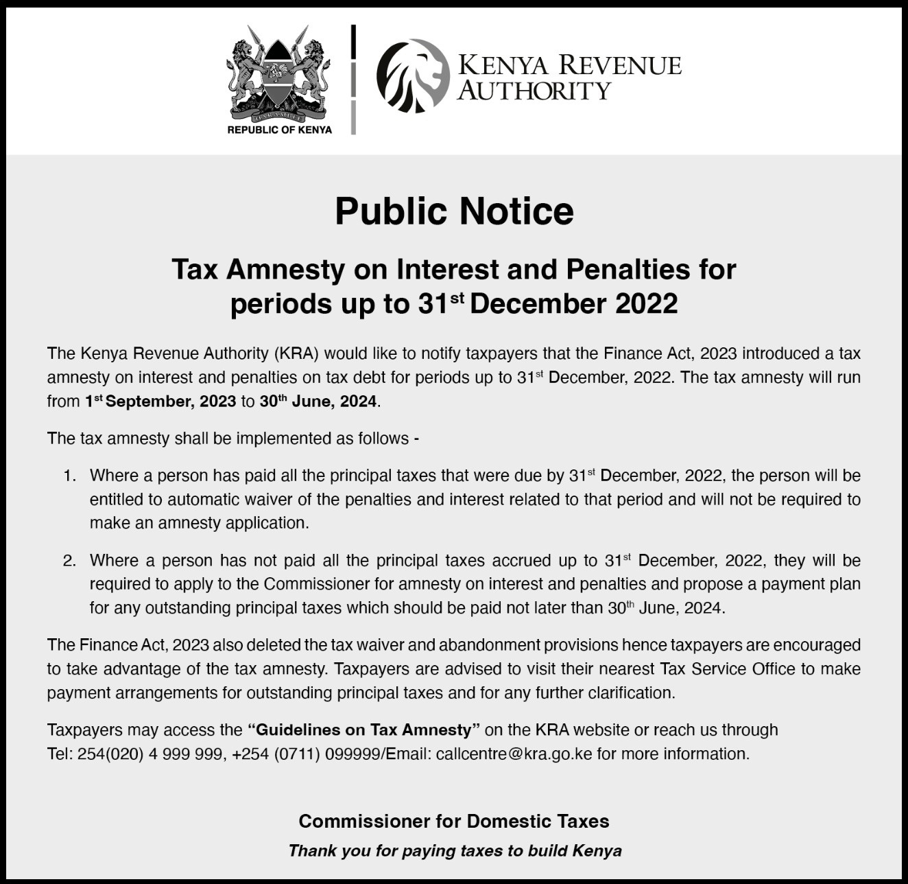 The Complete Beginner's Guide To KRA Tax Amnesty 2023