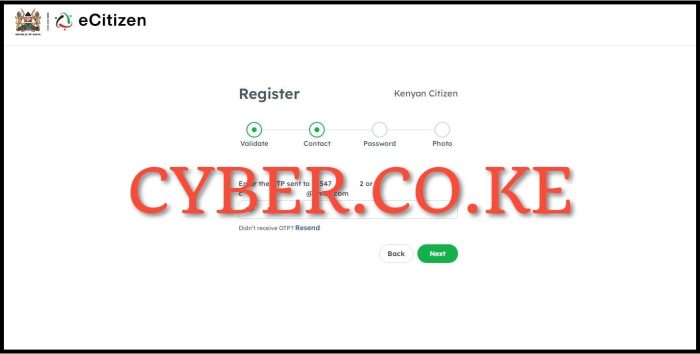How To Create eCitizen Account