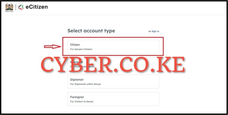 How To Create eCitizen Account