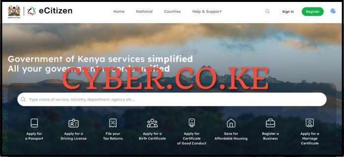 How To Change eCitizen Account Email Address