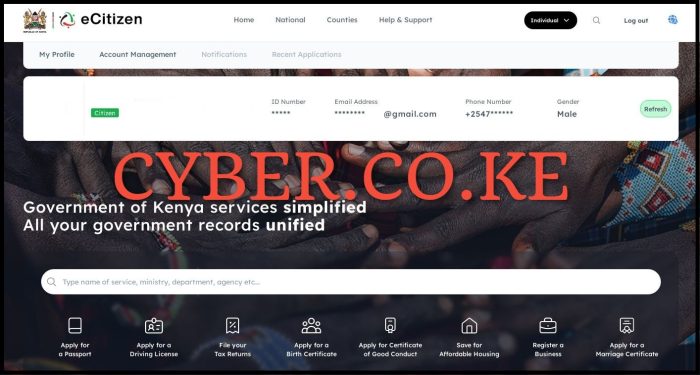 How To Login Into eCitizen Account