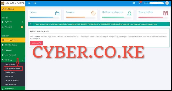 How To Apply For HELB Compliance Certificate On HEF Portal