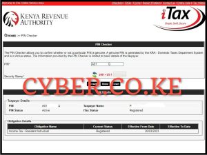 How To Check KRA PIN Using KRA PIN Checker On iTax