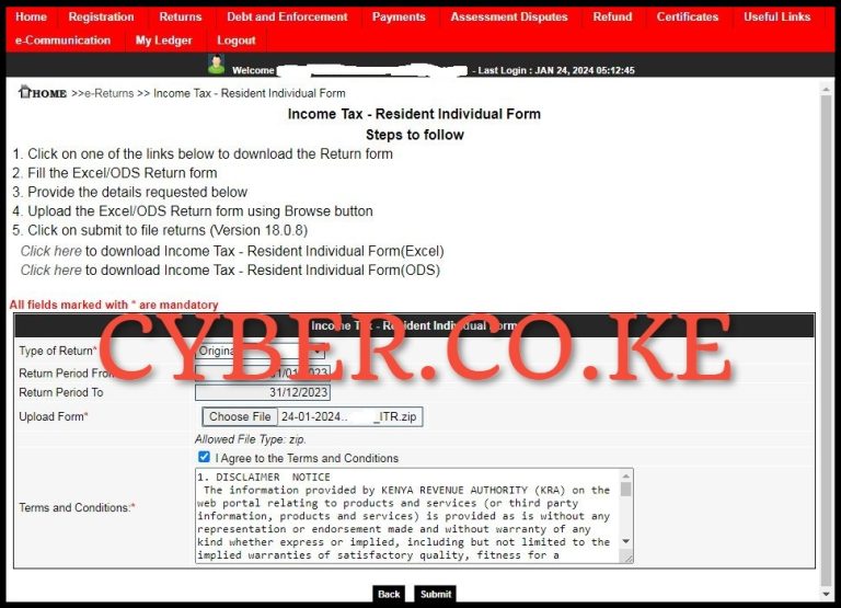 Step-by-Step Process of Filing KRA Returns using P9 Form