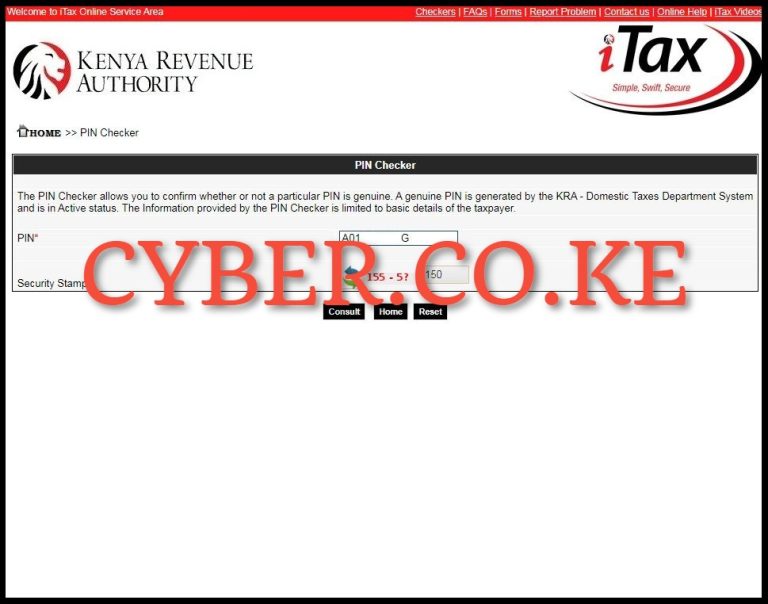 Step-by-Step Process of Confirming Your KRA PIN Using KRA PIN Checker