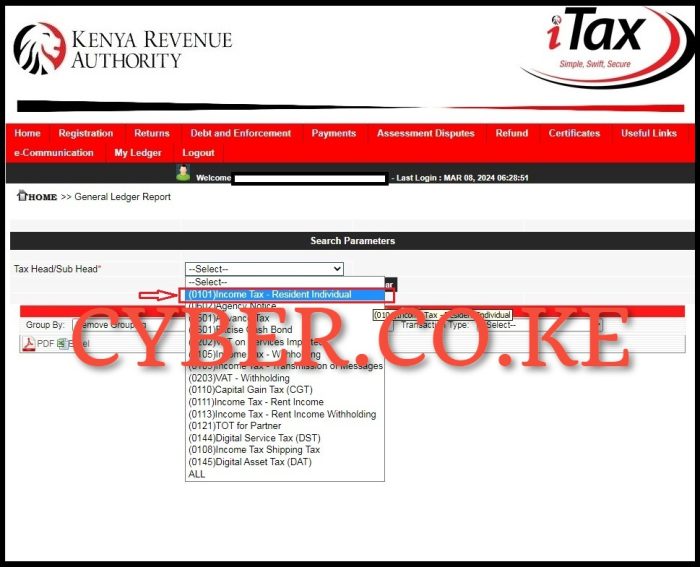 Step-by-Step Process of Checking KRA Penalties on iTax
