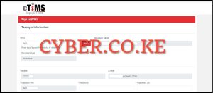 How To Register for eTIMS using eTIMS Taxpayer Portal