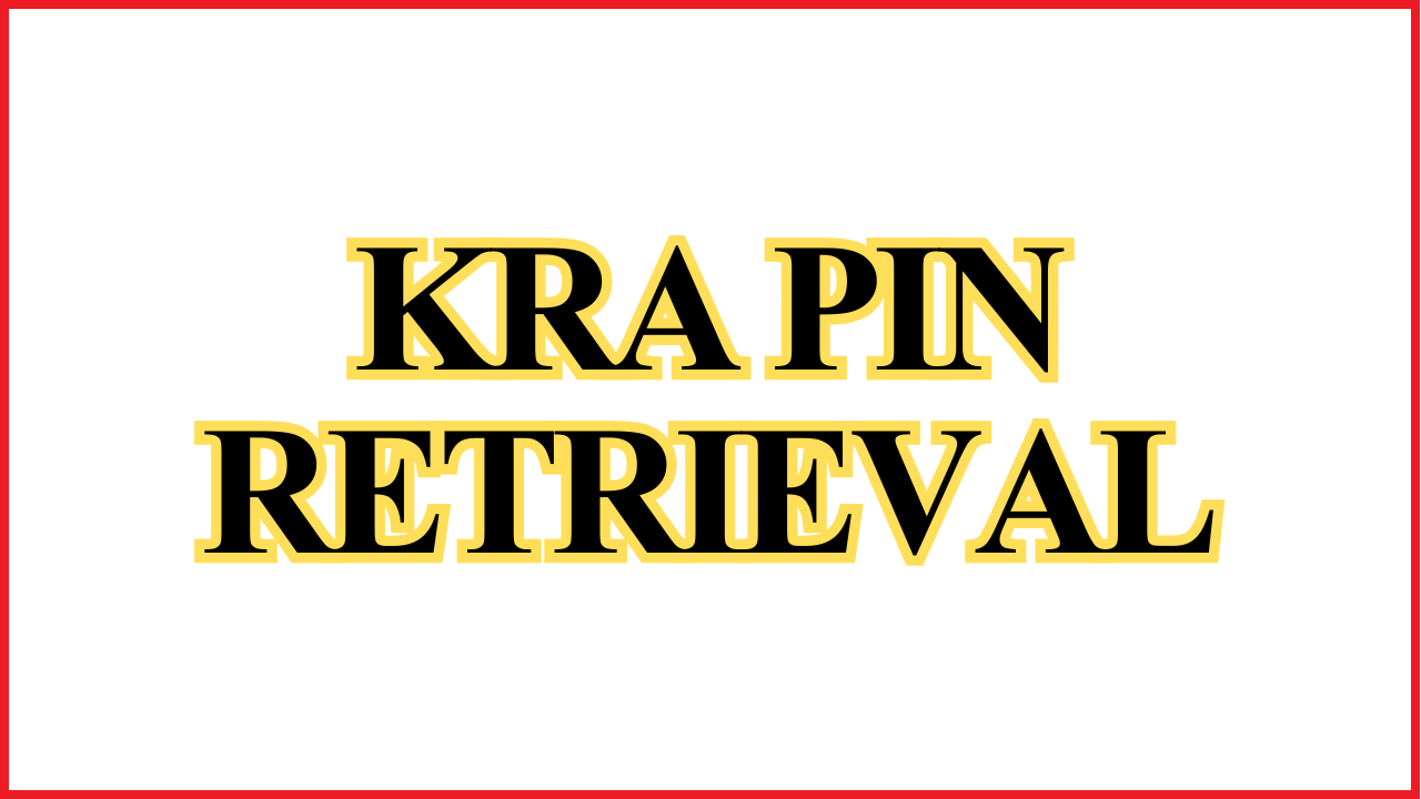 KRA PIN Retrieval